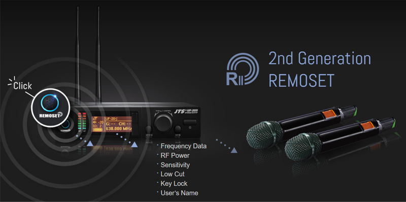 Bộ micro không dây JTS UF-20S/JSS-20